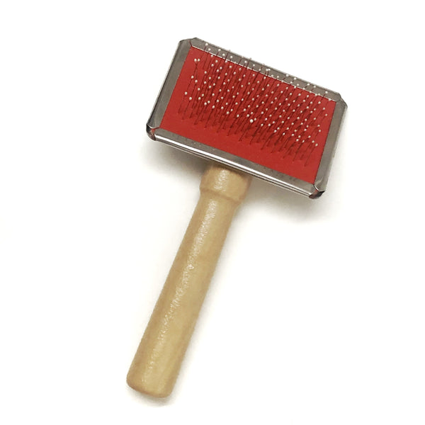 Metal Bristle Wool Sheepskin Carding Wire Brush - Mini - Sourceress